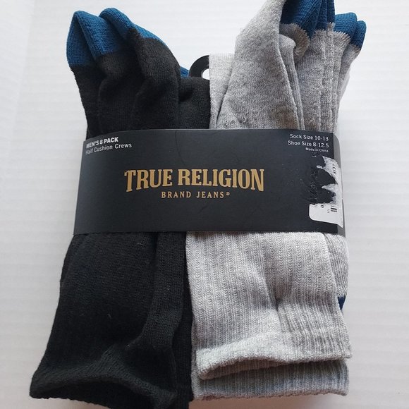 True Religion | Underwear & Socks | True Religion Mens Half Cushion ...